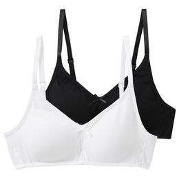 Yigga 2 M&auml;dchen Soft-Bustiers mit wattierten Cups