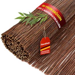 Floordirekt Sichtschutz Weidenzaun, Natur, Holz, Weide, massiv, 90x300 cm, Europ&auml;ischer Sicherheitsstandard, Sonnen- & Sichtschutz, Sichtschutz Garten, Paravents outdoor