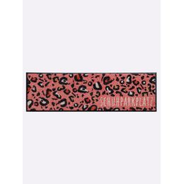 Salonloewe Fu&szlig;matte, Rosa, Gr. 30x75 cm - rechteckig, Fu&szlig;matten, Material: Polyamid. R&uuml;ckseite: Gummi