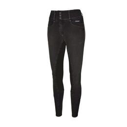 Pikeur Vollbesatz-Reithose Candela Jeans FTL denim black Damen 38