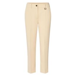 JOOP! JOOP Damen 7/8-Hose "Panna", beige, Gr. 44, clean, unifarben, Web, Obermaterial: 74% Polyester, 19% Viskose, 7% Elasthan, Hosen, mit B&uuml;gelfalten