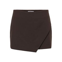 Only Damen Hosenrock "ONLMIST-YASMINE WRAP SKORT TLR NOOS", braun, Gr. 34, unifarben, Web, Obermaterial: 72% Polyester, 22% Viskose, 6% Elasthan,