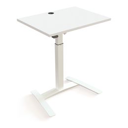 STIER Elektrisch h&ouml;henverstellbarer Steh-Tisch 501-9 80 x 60 cm Wei&szlig; (907782)