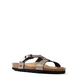 Sunbay Pantoletten "Cancun" in Gold - 46% | Gr&ouml;&szlig;e 38 | Damen-pantoletten