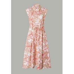 More & More More & More Kleid in Beige/ Rot - 58% | Gr&ouml;&szlig;e 38 | Damen-kleider