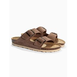 Sunbay Leder-Pantoletten "Trefle" in Braun - 51% | Gr&ouml;&szlig;e 37 | Damen-pantoletten