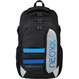 neoxx Kinder Schulrucksack "Active Pro"blau drift, Polyester, Rucks&auml;cke