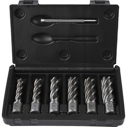 Projahn WELDON Kernbohrer-Set HSS-G, aus Schnellarbeitsstahl, 7 Teile, 55 mm