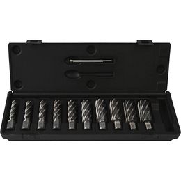 Projahn WELDON Kernbohrer-Set HSS-G, aus Schnellarbeitsstahl, 11 Teile, 55 mm