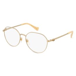 Gucci GG1145O Brille Unisex | Fassung: Vollrand, Rund, Gold