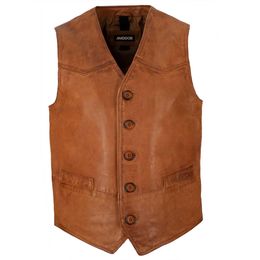 MADDOX Vest 'Emilio' male size L Cognac