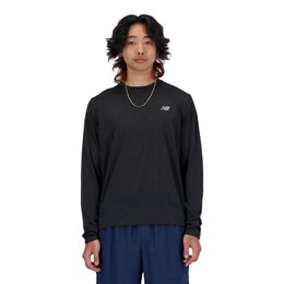 New Balance Athletics Long Sleeve Bekleidung Herren schwarz