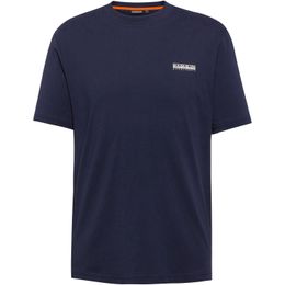 Napapijri S-small Box T-Shirt Herren - Gr&ouml;&szlig;e M - blau