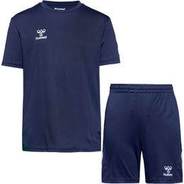 Hummel MLLOGO Trainingsanzug Kinder - Gr&ouml;&szlig;e 140 - blau