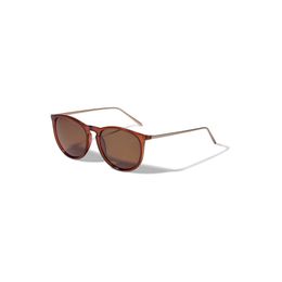 Pilgrim Sonnenbrille 'VANILLE' Herren Gr&ouml;&szlig;e One Size cognac / dunkelbraun