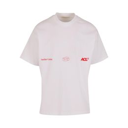 Another Cotton Lab T-Shirt 'Doing Nothing' Herren Gr&ouml;&szlig;e L rot / wei&szlig;