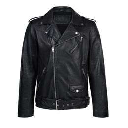 Trueprodigy Lederjacke 'Easton' Herren Gr&ouml;&szlig;e XL schwarz