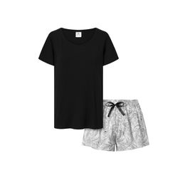 Momenti Per Me Pyjama 'Diune' Damen Gr&ouml;&szlig;e XXL black denim Sommerkleid