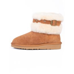 Gooce Snowboots 'Elly' Damen Gr&ouml;&szlig;e 41 braun / wei&szlig;
