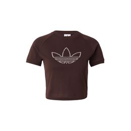 adidas originals T-Shirt 'STUDDED CALI' Damen Gr&ouml;&szlig;e L dunkelbraun