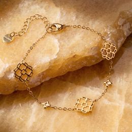 Holzkern Midsommar Armband Damen Gold und Aventurin
