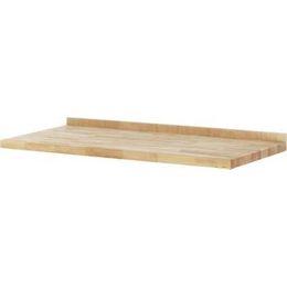 Rau Bordleiste, Buchensperrholz, B 1250 x T 15 x H 100 mm, f&uuml;r Arbeitsplatten 40 mm oder 50 mm, Buche