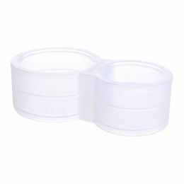Wagner T&uuml;rklinken-Puffer, TPE-Kunststoff, L 45 x B 24 x H 15 mm, transparent, 4 St&uuml;ck