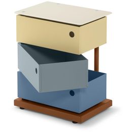 Dottus Trade Drehladen-Container Stahlblech 3-fach Polychrom Alessandro