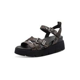 Tamaris Sandale Damen Gr&ouml;&szlig;e 37 grau / schwarz