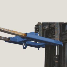 Eichinger-Industrie Lasthaken-Stapleraufsatz, f&uuml;r 2 Gabelstaplerzinken, bis 2000 kg, Stahl, enzianblau RAL 5010