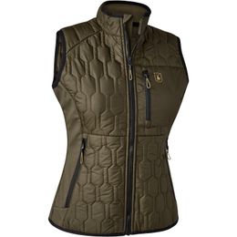 Deerhunter Damen Steppweste Mossdale Forest Green (Gr&ouml;&szlig;e: 44)