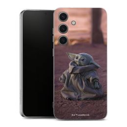 DeinDesign Galaxy S25+ Handy Silikon H&uuml;lle Case transparent Handyh&uuml;lle The Child Star Wars Baby Yoda Silikon Case