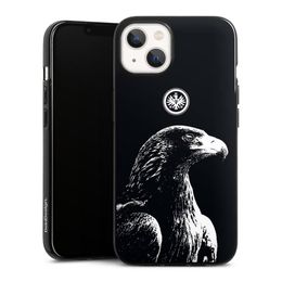 DeinDesign iPhone 13 Handy Silikon H&uuml;lle Case schwarz Handyh&uuml;lle Attila Official Licensed Product Eintracht Frankfurt
