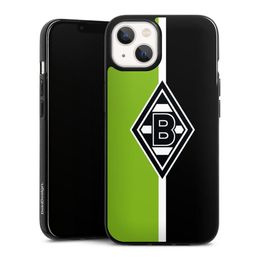 DeinDesign iPhone 13 Handy Silikon H&uuml;lle Case schwarz Handyh&uuml;lle Borussia M&ouml;nchengladbach Gladbach Bundesliga