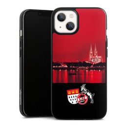DeinDesign iPhone 13 Handy Silikon H&uuml;lle Case schwarz Handyh&uuml;lle 1. Fc K&ouml;ln Skyline Official Licensed Product