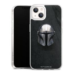 DeinDesign iPhone 13 Handy Silikon H&uuml;lle Case transparent Handyh&uuml;lle Star Wars Official Licensed Product The Mandalorian Silikon Case