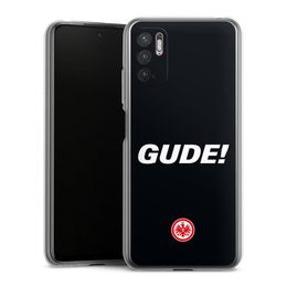 DeinDesign Xiaomi Redmi Note 10 5G Handy Silikon H&uuml;lle Case transparent Handyh&uuml;lle Bundesliga Eintracht Frankfurt Official Licensed Product Silikon Case
