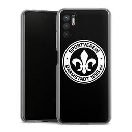 DeinDesign Xiaomi Redmi Note 10 5G Handy Silikon H&uuml;lle Case transparent Handyh&uuml;lle Sv Darmstadt 98 Official Licensed Product Logo Silikon Case