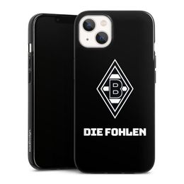 DeinDesign iPhone 13 Handy Silikon H&uuml;lle Case schwarz Handyh&uuml;lle Die Fohlen Gladbach Borussia M&ouml;nchengladbach