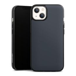 DeinDesign iPhone 13 Handy Silikon H&uuml;lle Case schwarz Handyh&uuml;lle Anthracite Grey Unicoloured