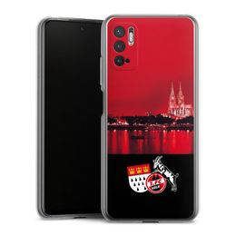 DeinDesign Xiaomi Redmi Note 10 5G Handy Silikon H&uuml;lle Case transparent Handyh&uuml;lle 1. Fc K&ouml;ln Skyline Official Licensed Product Silikon Case