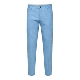 Selected Pleat-Front Pants 'SLHOasis' male size 94 Light blue