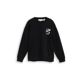 Tom Tailor Denim Sweatshirt 'Peanuts' male size XXL Red / Black / White