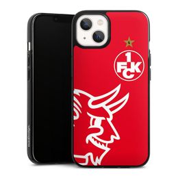 DeinDesign iPhone 13 Handy Silikon H&uuml;lle Case schwarz Handyh&uuml;lle Star Devil 1. Fc Kaiserslautern