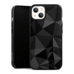 DeinDesign iPhone 13 Handy Silikon H&uuml;lle Case schwarz Handyh&uuml;lle Abstract Muster Geometric