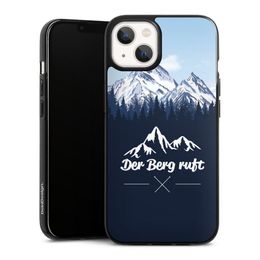 DeinDesign iPhone 13 Handy Silikon H&uuml;lle Case schwarz Handyh&uuml;lle Wanderlust Sky Mountain