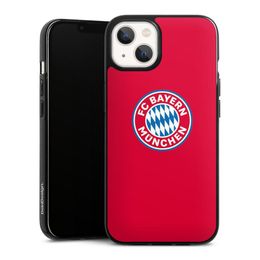 DeinDesign iPhone 13 Handy Silikon H&uuml;lle Case schwarz Handyh&uuml;lle Fc Bayern M&uuml;nchen Fcb Logo