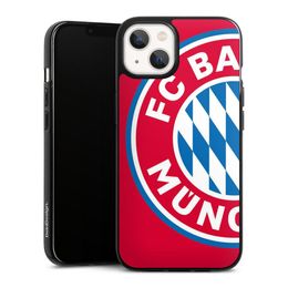 DeinDesign iPhone 13 Handy Silikon H&uuml;lle Case schwarz Handyh&uuml;lle Official Licensed Product Fcb Fc Bayern M&uuml;nchen