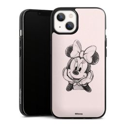 DeinDesign iPhone 13 Handy Silikon H&uuml;lle Case schwarz Handyh&uuml;lle Official Licensed Product Disney Minnie Mouse