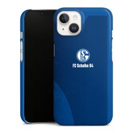 DeinDesign iPhone 14 Handy Premium Case Smartphone Handyh&uuml;lle Schutzh&uuml;lle gl&auml;nzend Official Licensed Product Bundesliga Fc Schalke 04 Premium Case